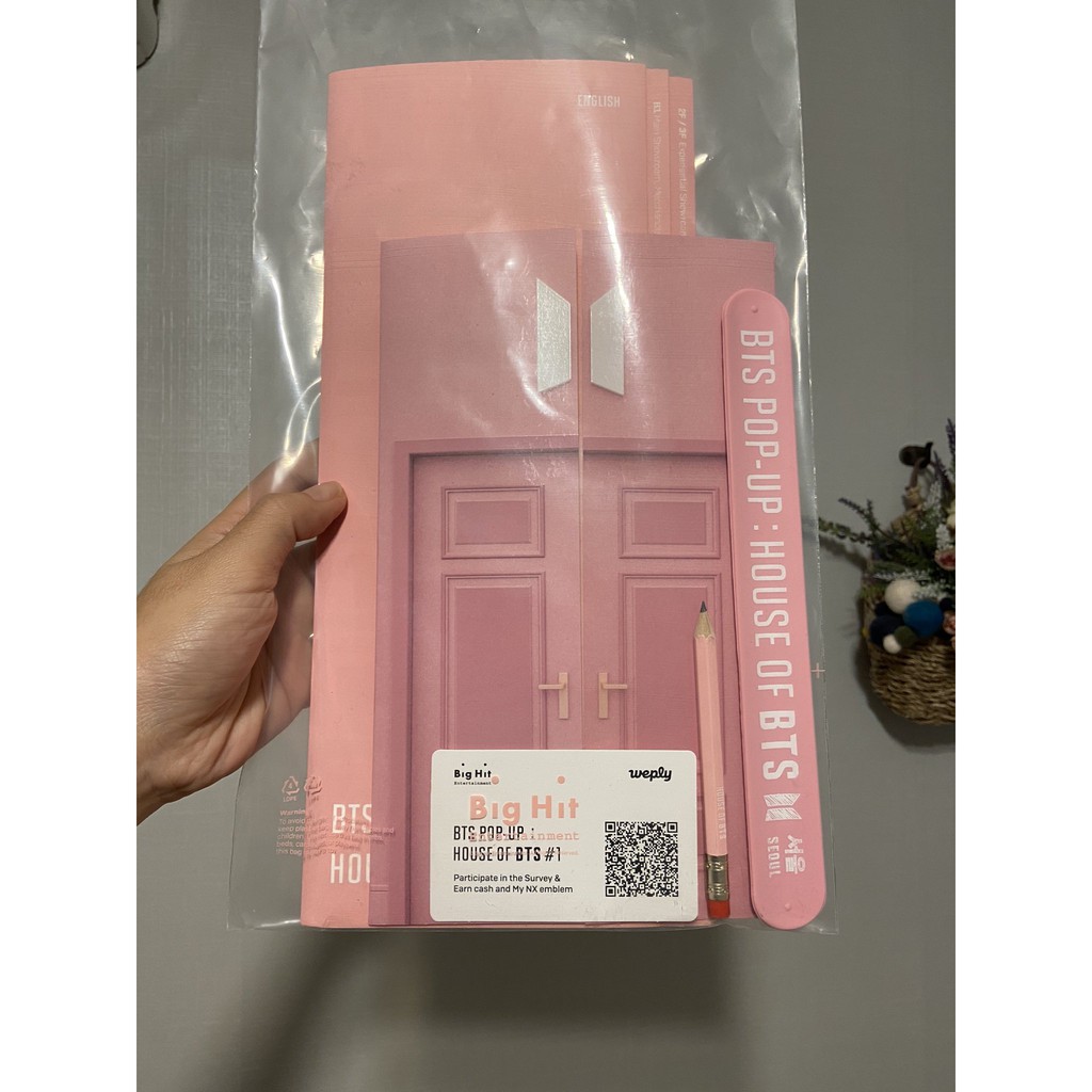 HOUSE OF BTS: POP-UP - WELCOME FREEBIES KIT OFFICIAL MERCH MD | Shopee ...