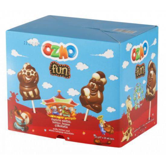 Ozmo Fun Lollipop Chocolate 1 outer (23g x 24 pcs) TURKEY SNACK HALAL ...