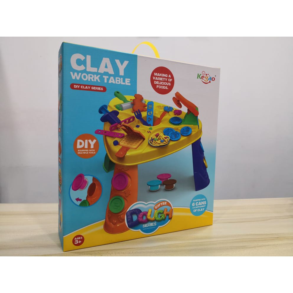 MUD Colour Clay work Table - Making a variety of Delicious foods ...