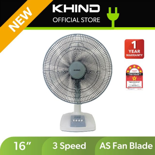 Khind 16" Table Fan TF166 | Shopee Malaysia