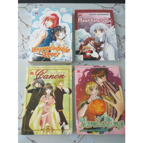 (Preloved Manga Bahasa Melayu Terjemahan dari Thailand) Canon, Miracle Days, Moon Sanctuary ...