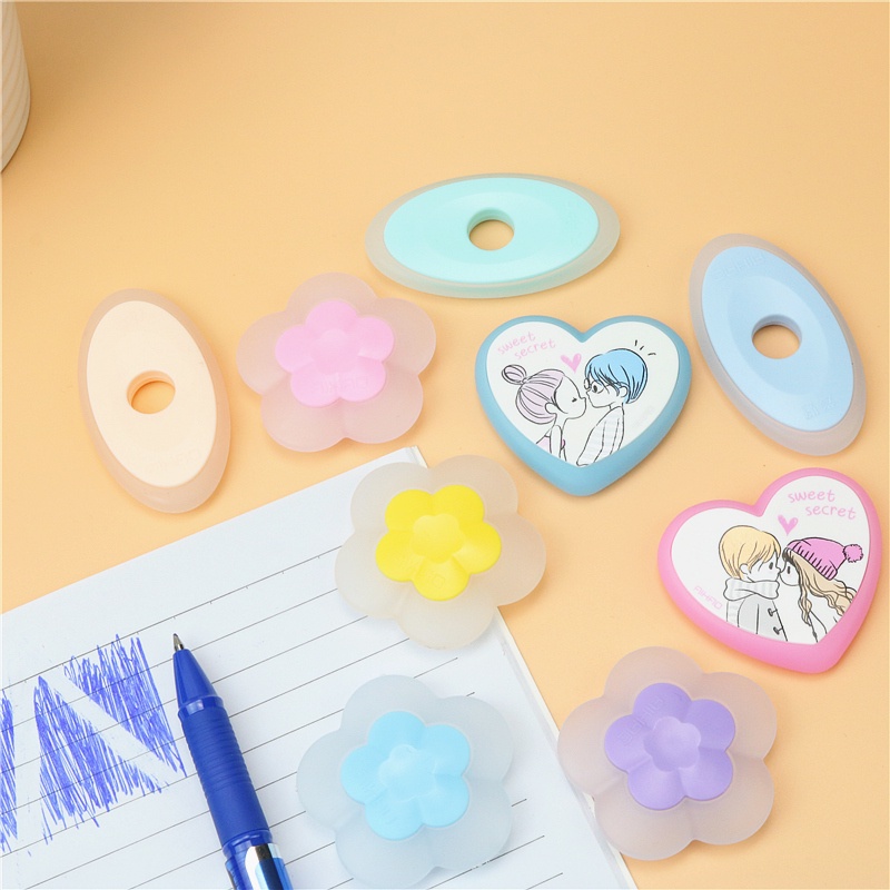 Erasable gel pen eraser Cute and easy to wipe clean Fast and effortless ...