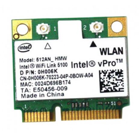 DELL LATITUDE E6400 WIRELESS LAN CARD 0H006K 512AN_HMW INTEL WIFI LINK ...