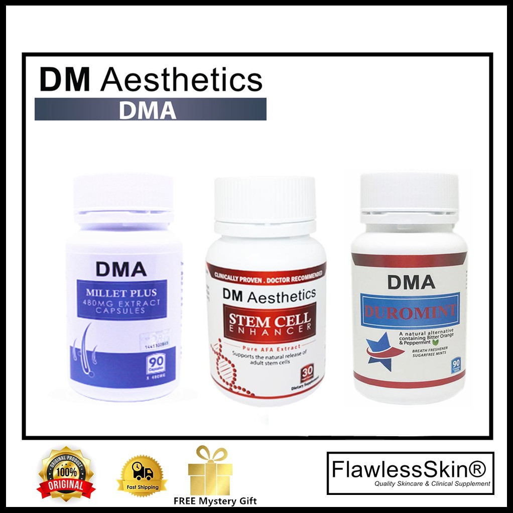 DM Aesthetics Hair Regrow Formula Millet Plus DM Aesthetics Stem Cell ...