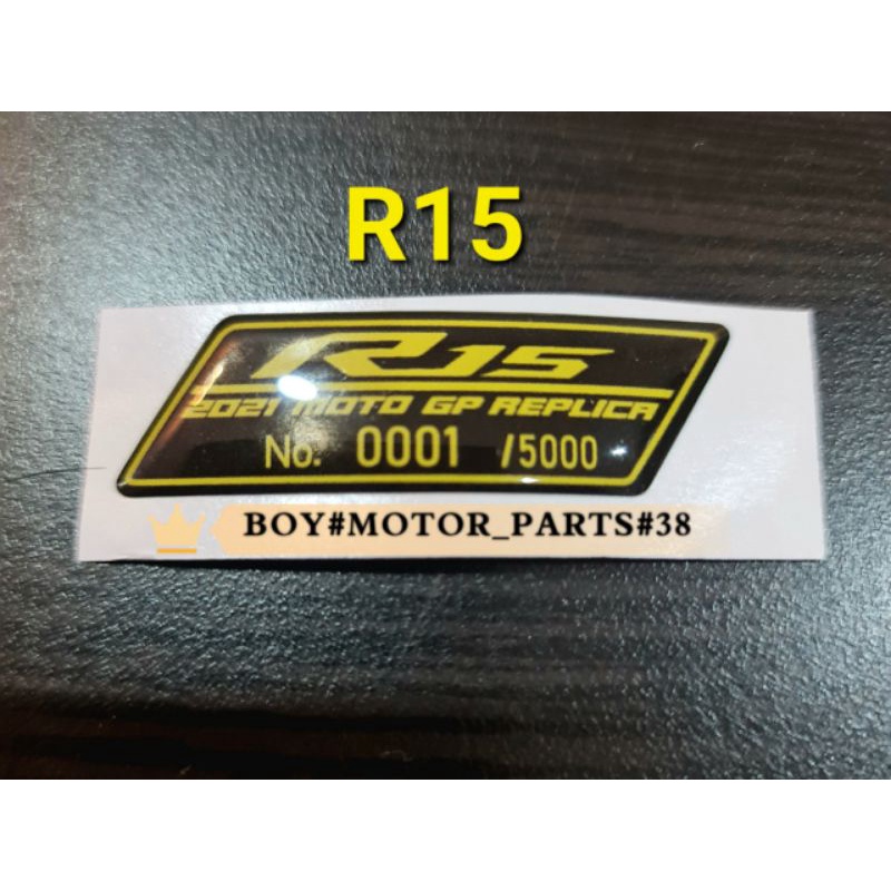YAMAHA Y15 Y15ZR LC135 125ZR STICKER TIMBUL LOGO MOTOR MOTO GP REPLICA ...