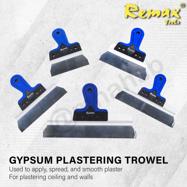 Remax Stainless Steel Gypsum Plastering Trowel 200MM-350MM | Shopee Malaysia