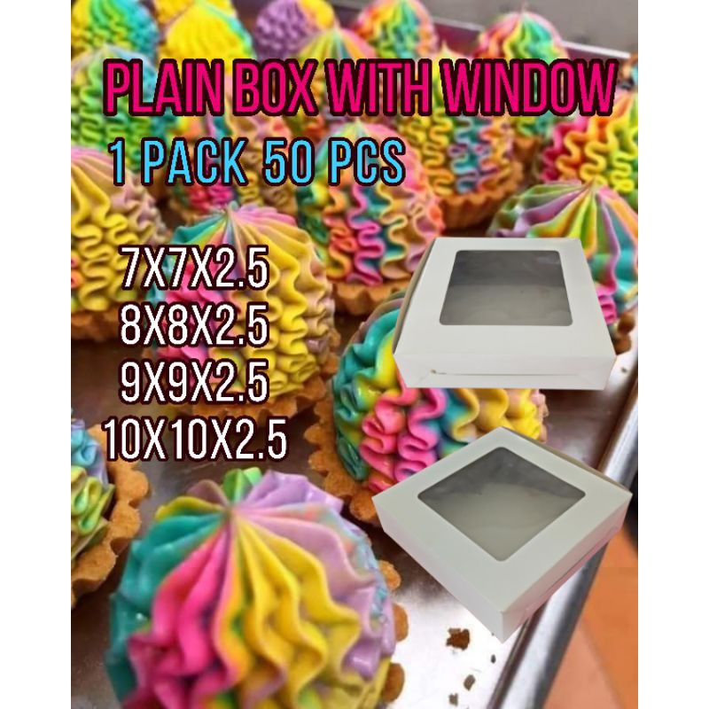 Kuih lapis/talam box with Window ...50 pcs per pack | Shopee Malaysia