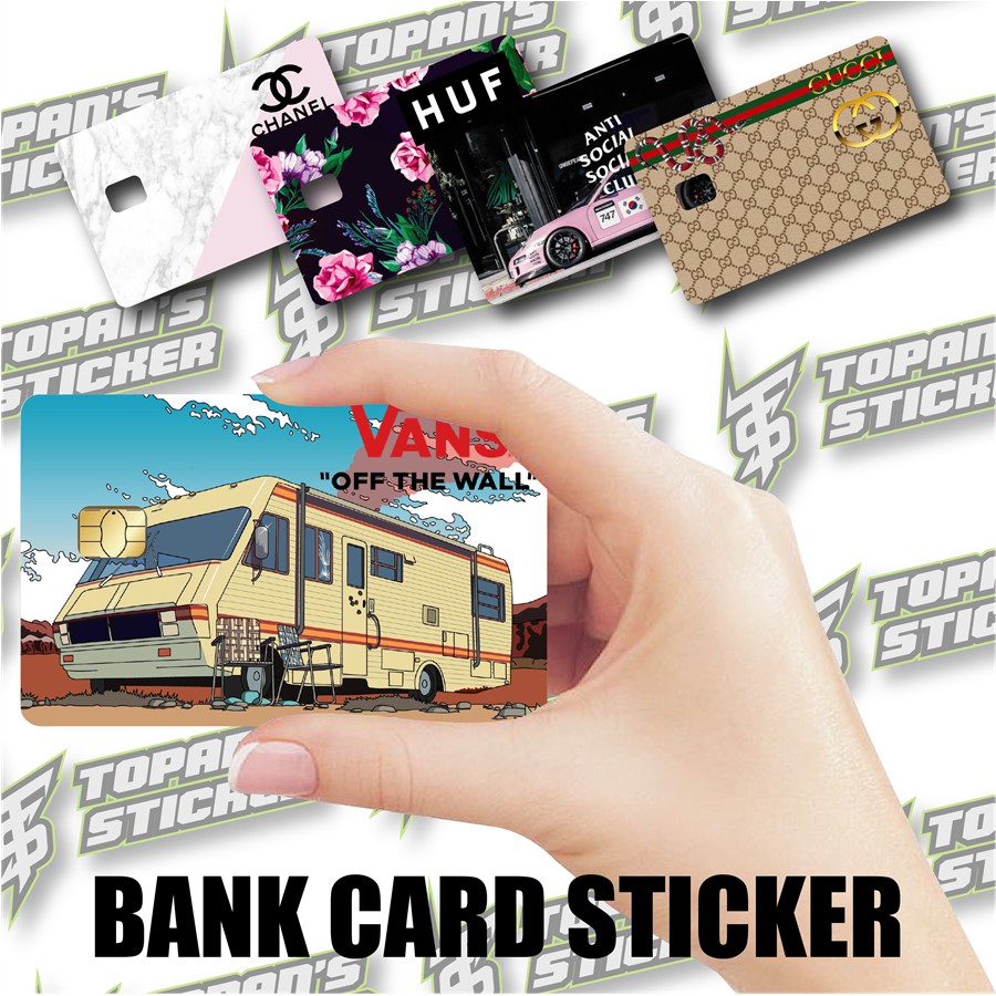 BANK CARD STICKER COVER | Shopee Malaysia