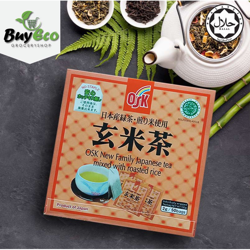 OSK 100% Japanese Green Tea Leaves (100% Green Tea / Tea With Jasmine / Roasted Green Tea / Tea ...