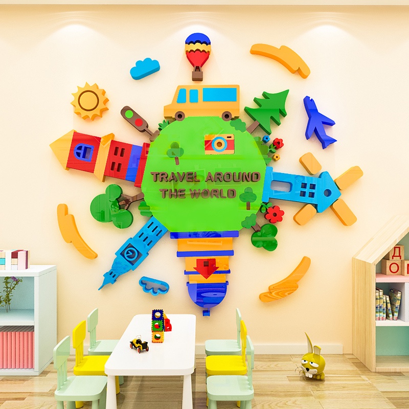[DAORUI] Kindergarten wall decoration environmental protection creative ...