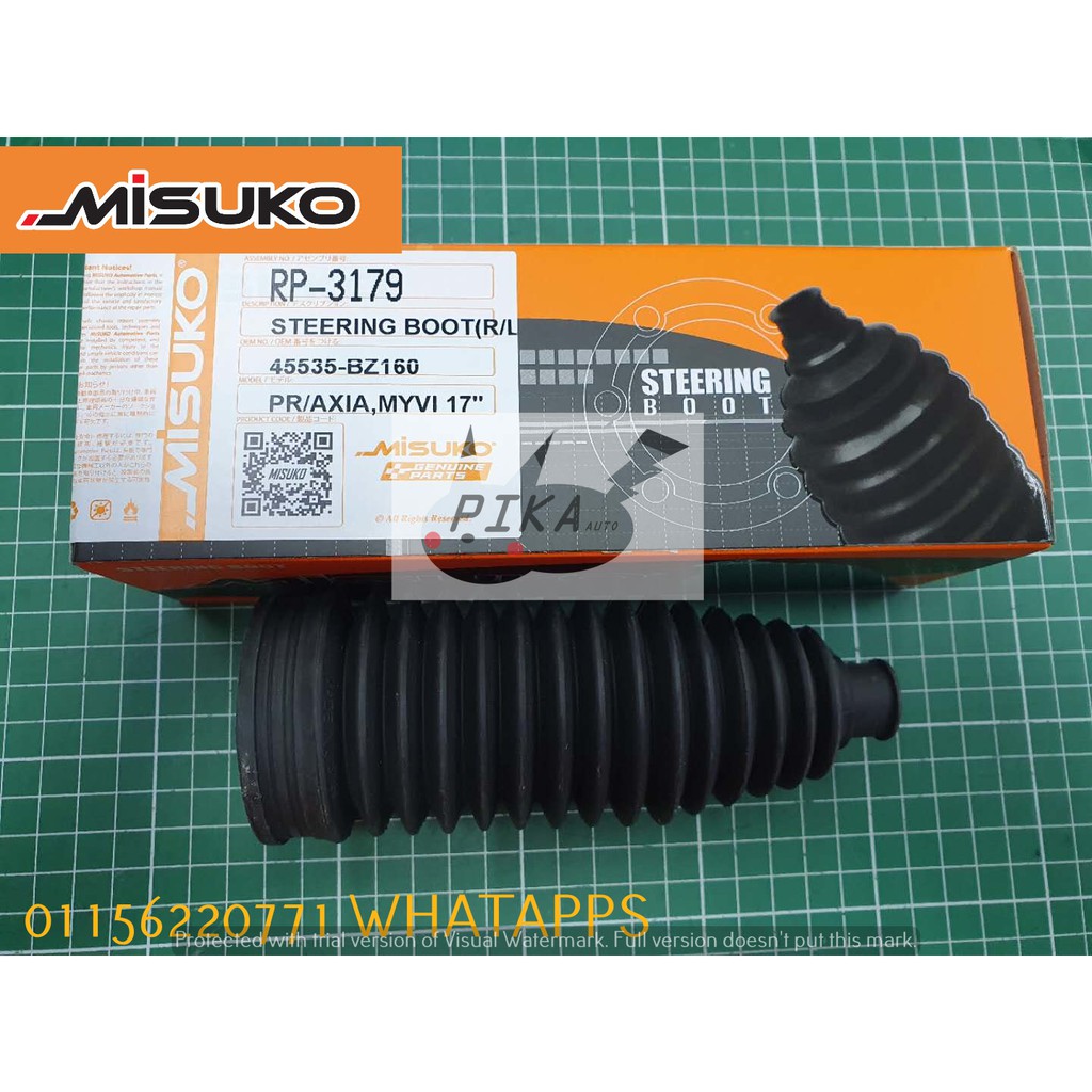 PERODUA AXIA , NEW MYVI 2017 STEERING RACK COVER MISUKO BRAND | Shopee ...