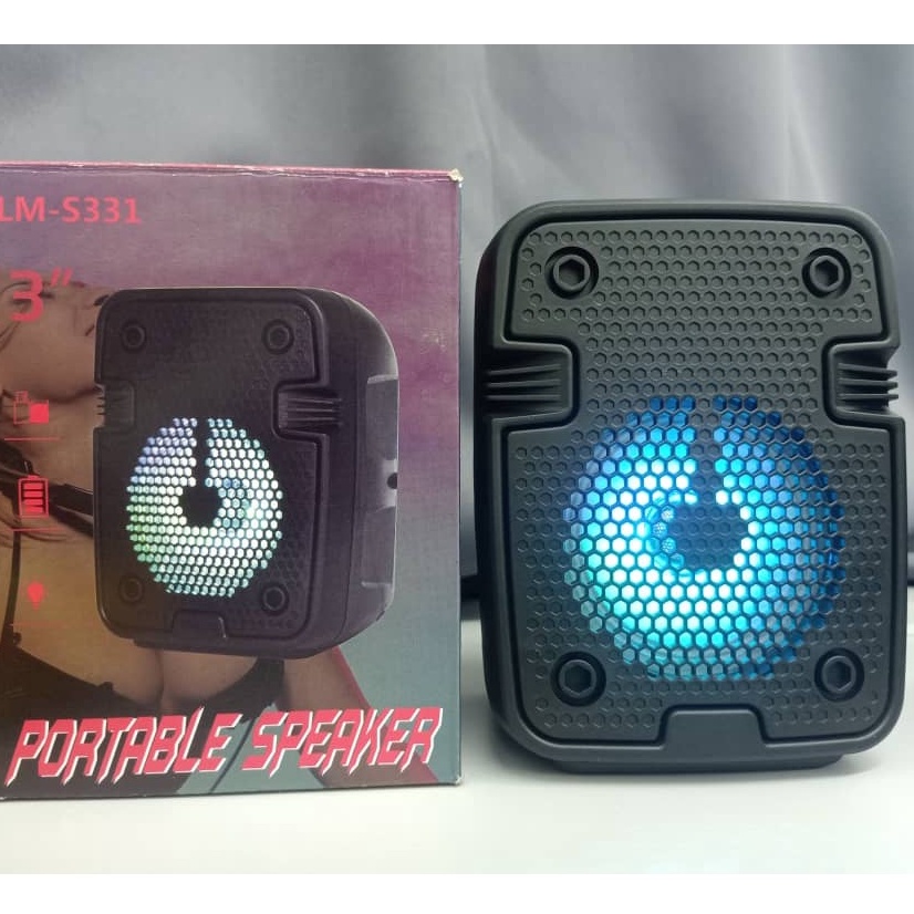 LM-S331 PORTABLE SPEAKER BT,TF,CARD,USB,LINE IN,FM | Shopee Malaysia