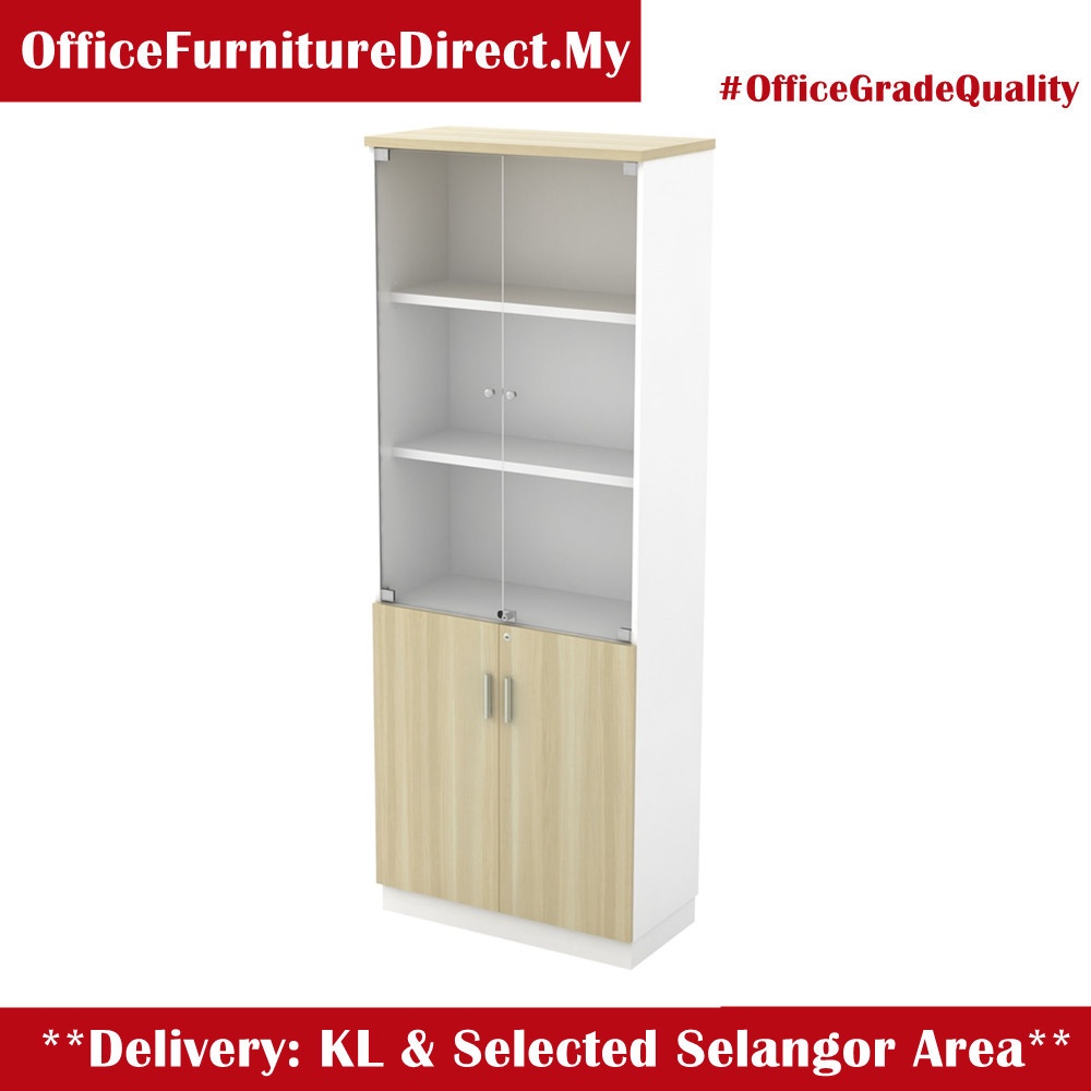 VSS B Office Cabinet B-YGD 21 SWINGING GLASS DOOR HIGH CABINET (Deliver ...