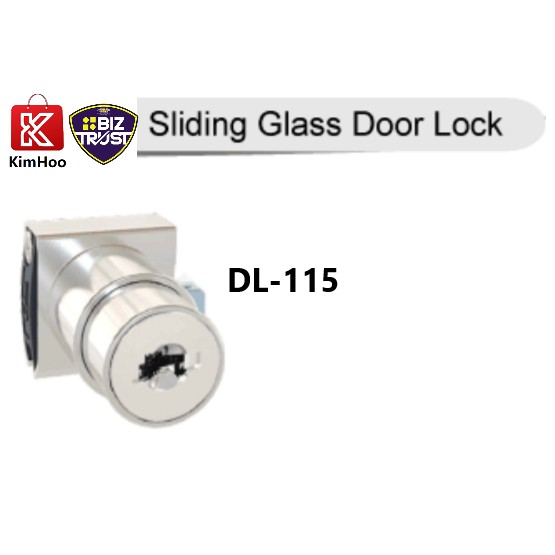 CYBER LOCK HEAVY DUTY NOVA SLIDING DOOR GLASS LOCK DL115 (25mm ...