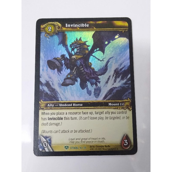 Warcraft TCG - Invincible (Foil) | Shopee Malaysia