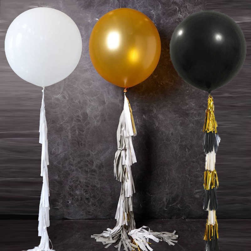 Bigger Latex Roud Balloons Helium Balloon 90cm Blow Up Metallic (36Inch ...