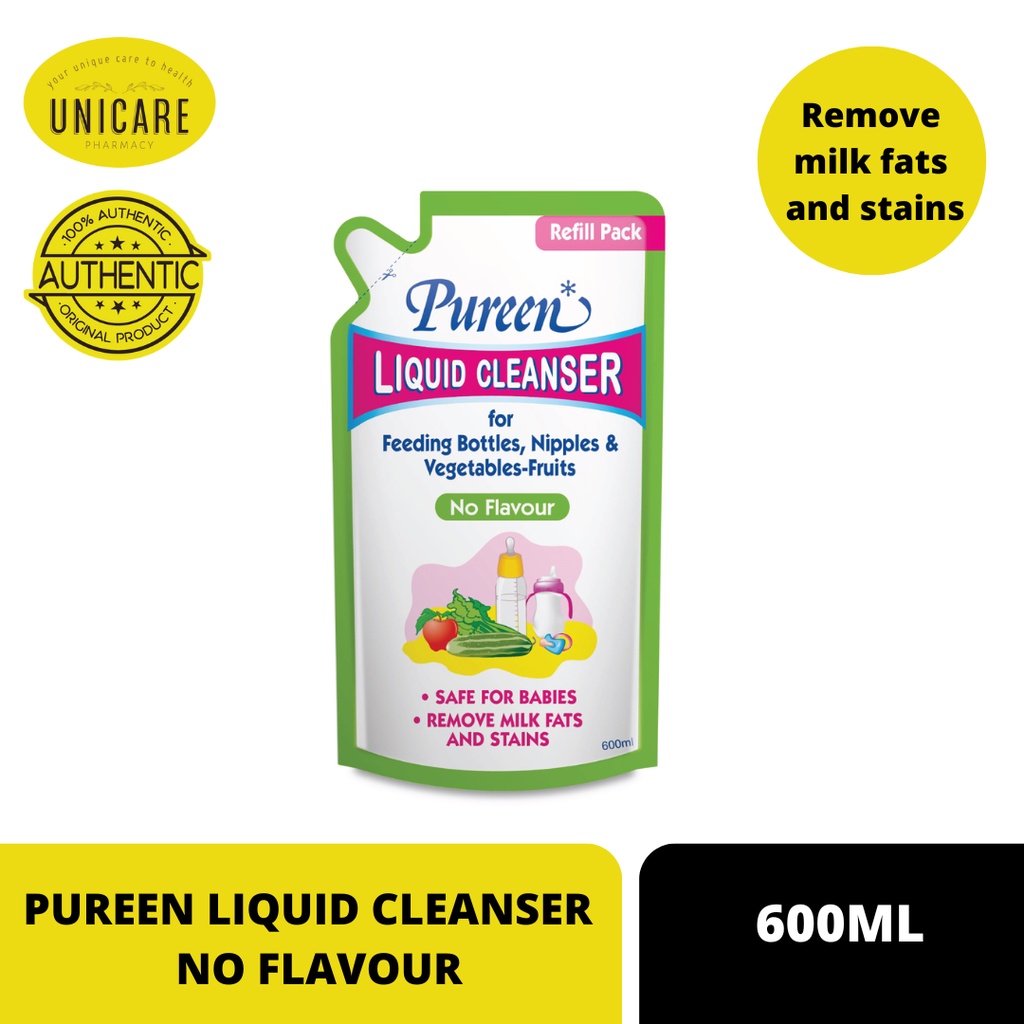 PUREEN LIQUID CLEANSER 600ML NO FLAVOUR (REFILL) | Shopee Malaysia