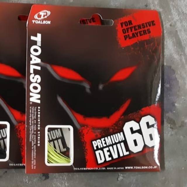 Toalson Premium Devil 66 Badminton String Original Japan | Shopee Malaysia