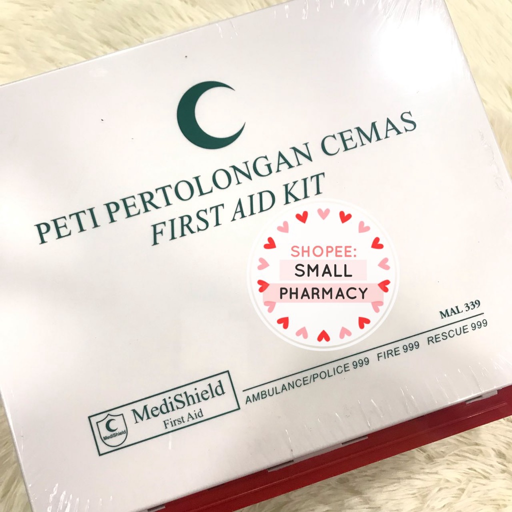 * Fragile * MediShield Equipped First Aid Kit MAL339 Peti Pertolongan ...