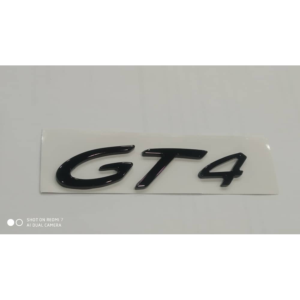 PORSCHE GT4 Emblem Logo | PORSCHE GT 4 Emblem Logo | PORSCHE Logo ...