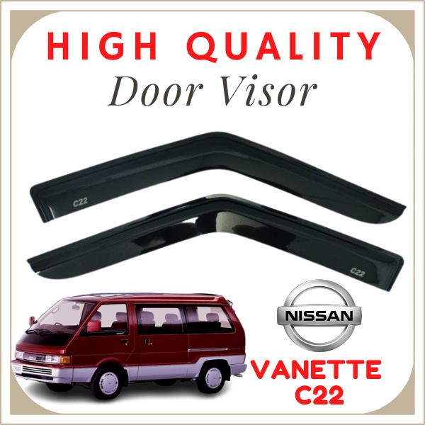 NISSAN VANETTE C22 2 DOOR (2ND GEN) 1985-1994 HIGH QUALITY DOOR VISOR ...