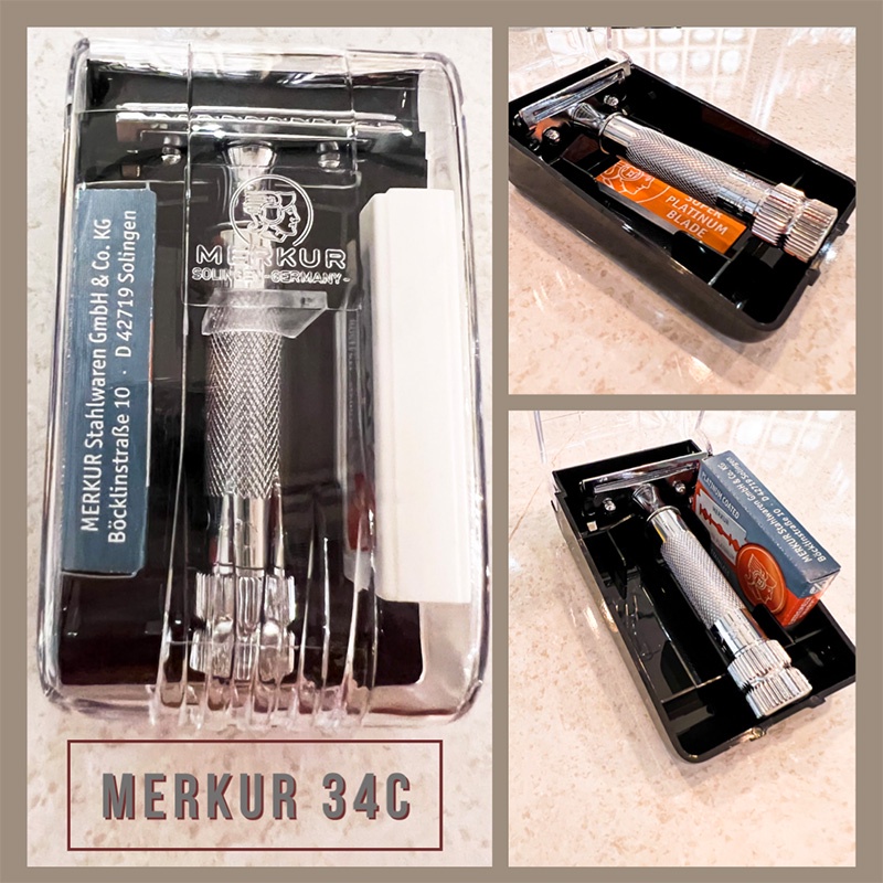 Merkur Double Edge Safety Razor Travel Case (Plastic) From Germany Solingen | Shopee Malaysia