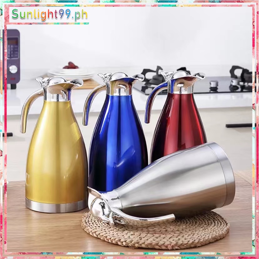 Stainless steel thermal carafe/double walled vacuum thermos jug,pitcher/thermos flask ...