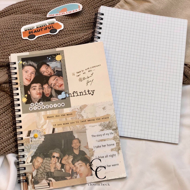 One direction notebook | Shopee Malaysia