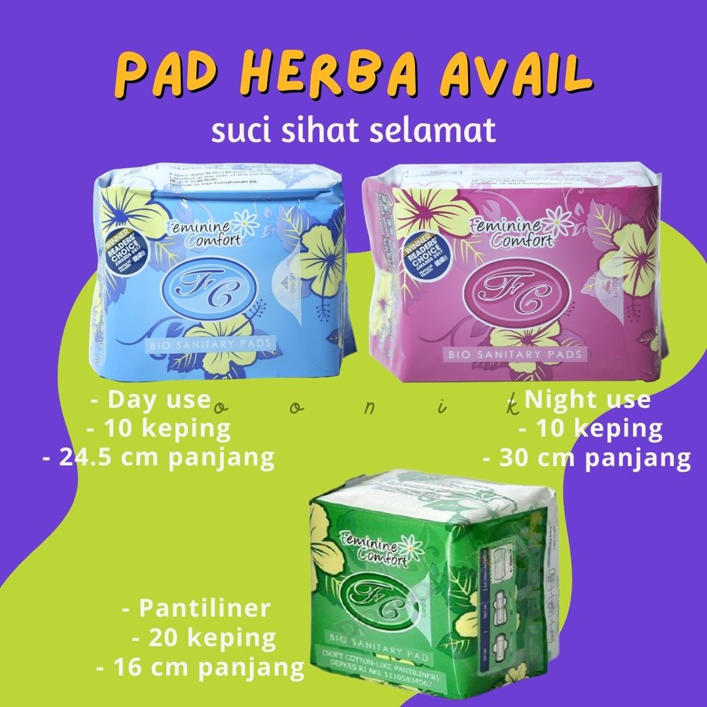PAD HERBA AVAIL DAY/NIGHT/PANTILINER | Shopee Malaysia