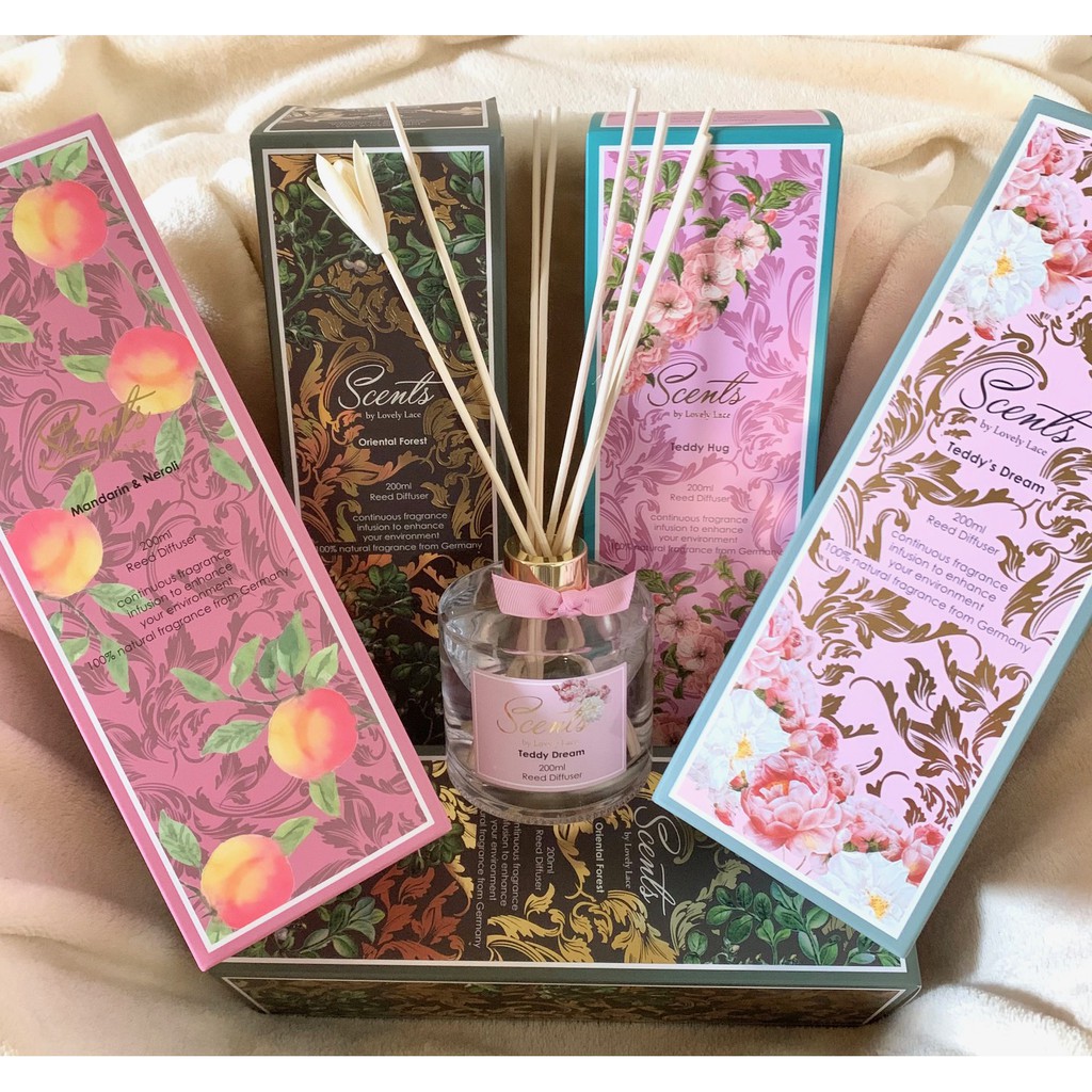 LOVELY LACE SCENTS REED DIFFUSER (200ml) | Shopee Malaysia