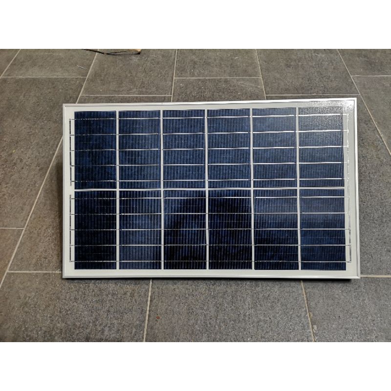 Panel Solar 35 Watt 6v Untuk Lampu Solar Jalan 300 Watt / 35Watt Solar ...