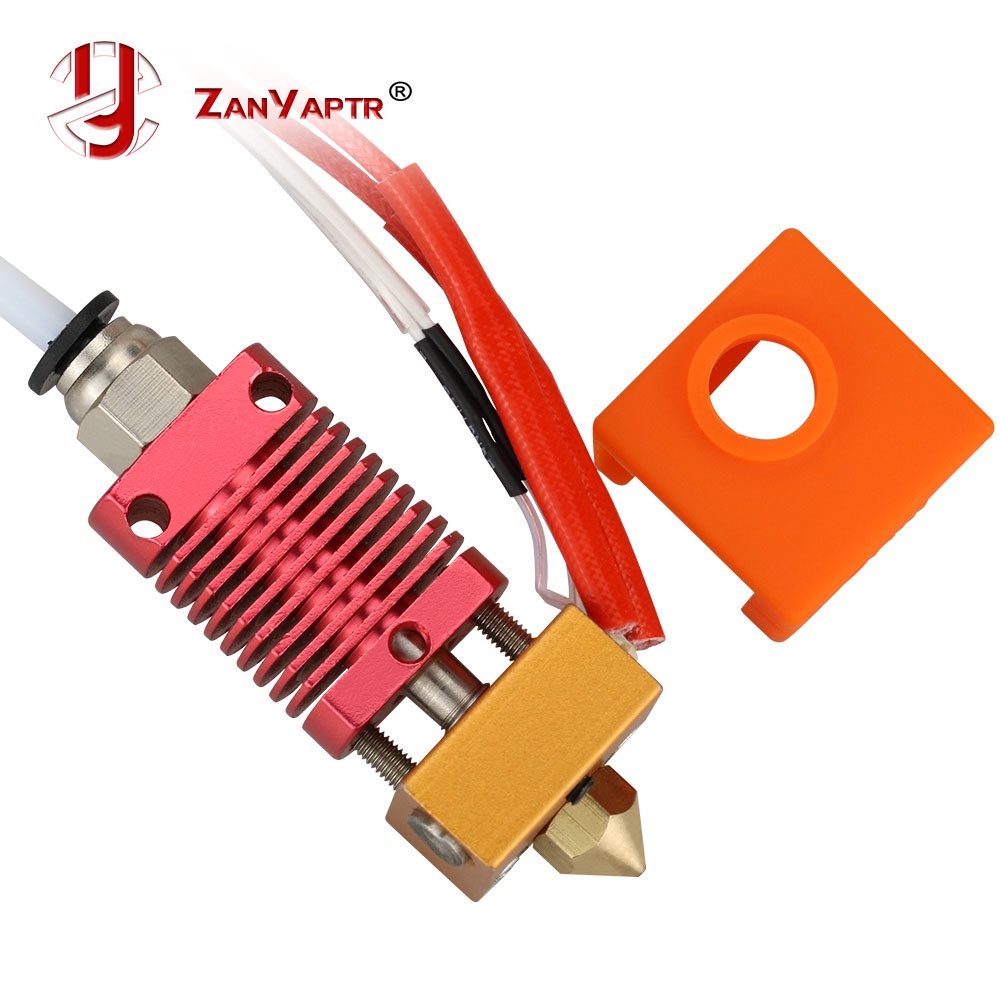 Assembled 1.75mm Extruder Hotend kit Aluminum Heat Block For 3D Printer Ender-3/CR-10/CR-10S ...
