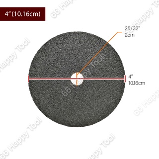 (1pc) 4Inch Fiber Sanding Disc Black / Maroon 100mm Grit P16-P240 Sand ...