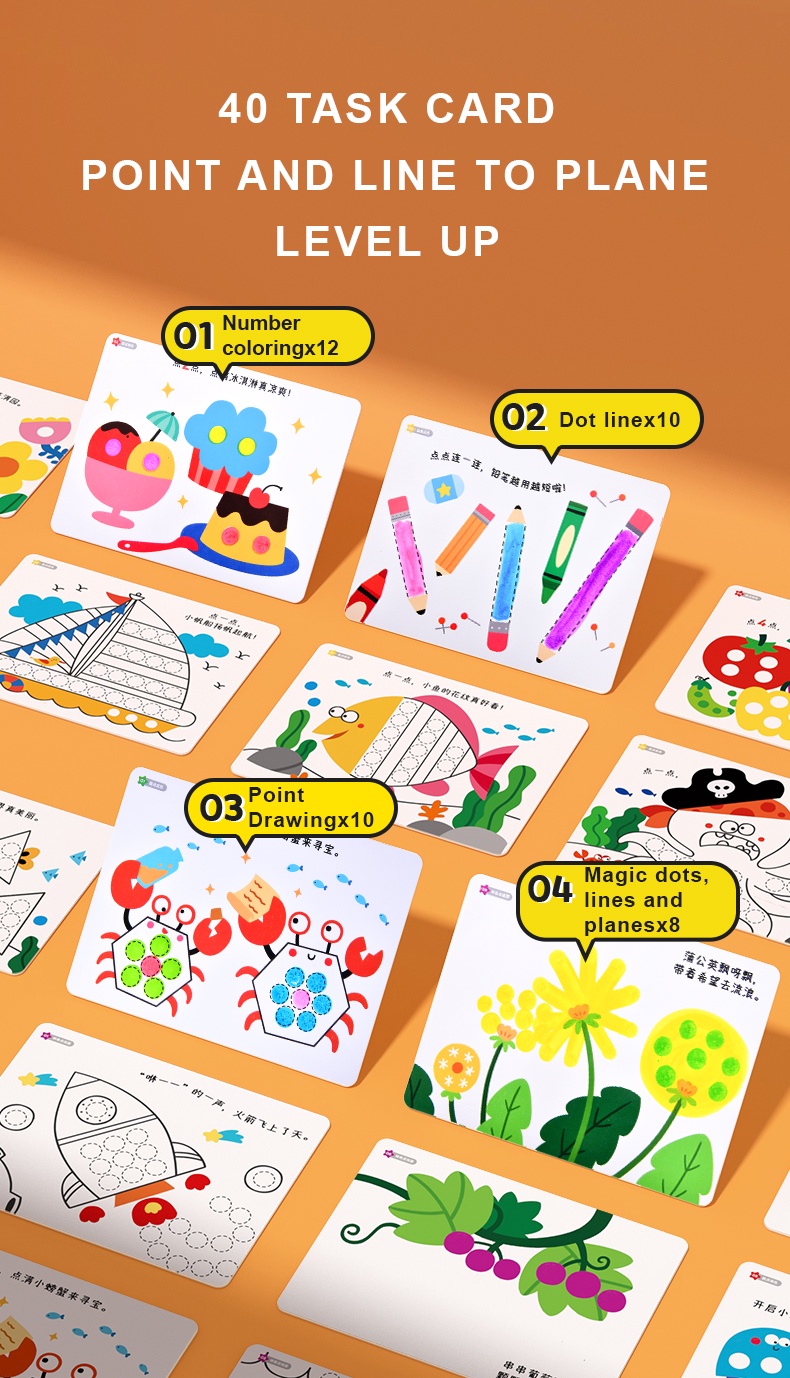 Mideer Washable Magic Dot Marker- 6/12 Colors available | Shopee Malaysia