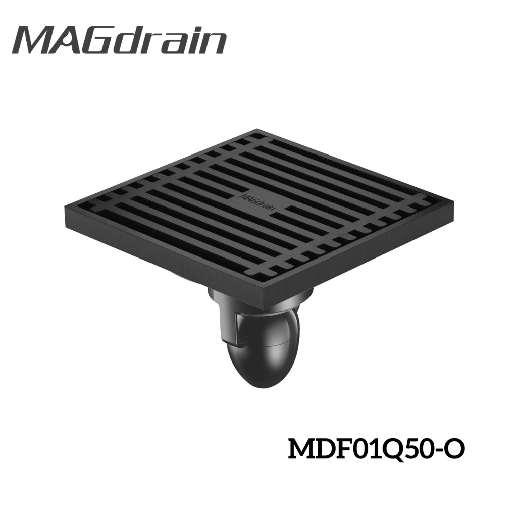 Magdrain Color Signature Floor Drain / Matte Black - MDF01Q50-O ...
