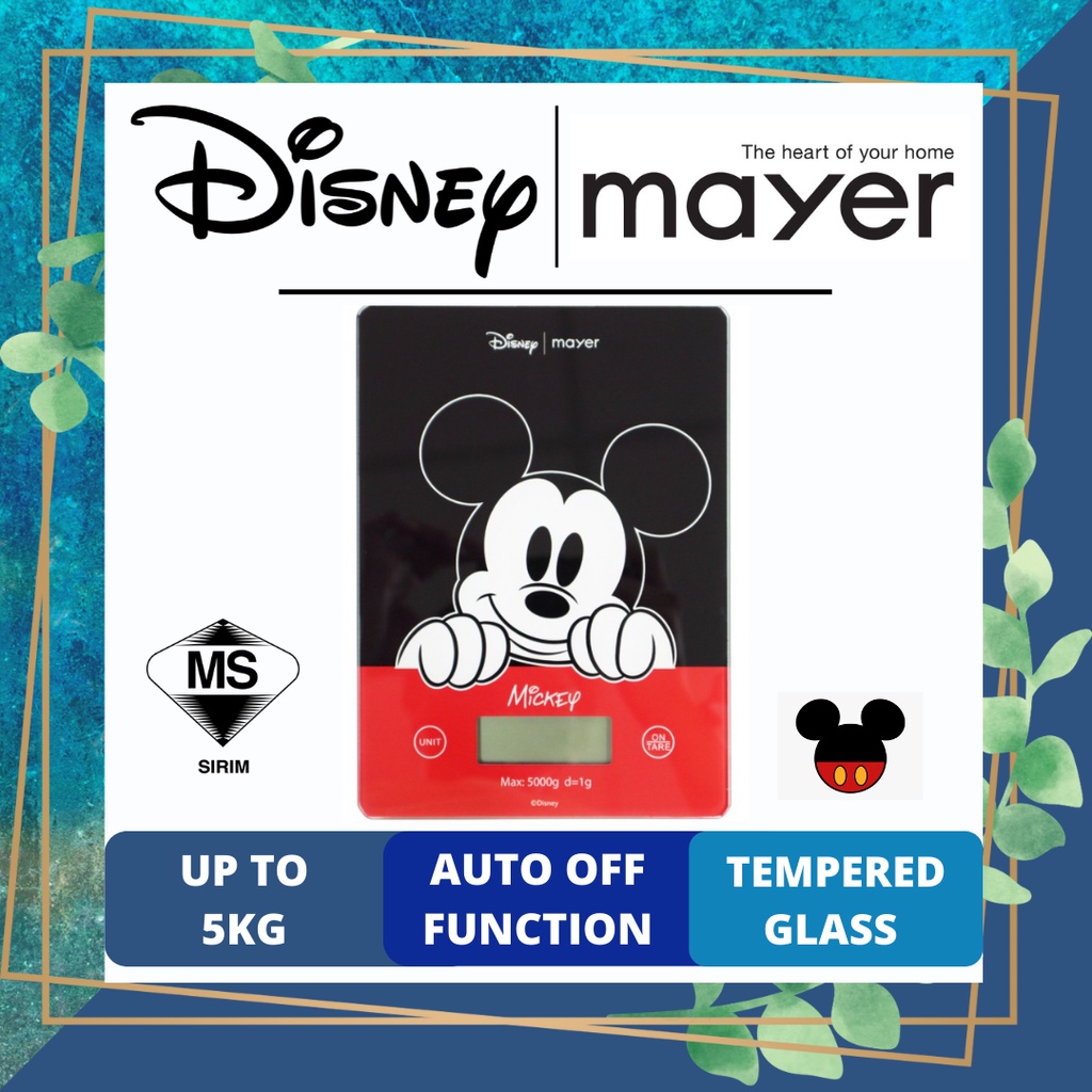 Disney x Mayer Special Edition Electronic Kitchen Scale Mickey MMEKS5 ...