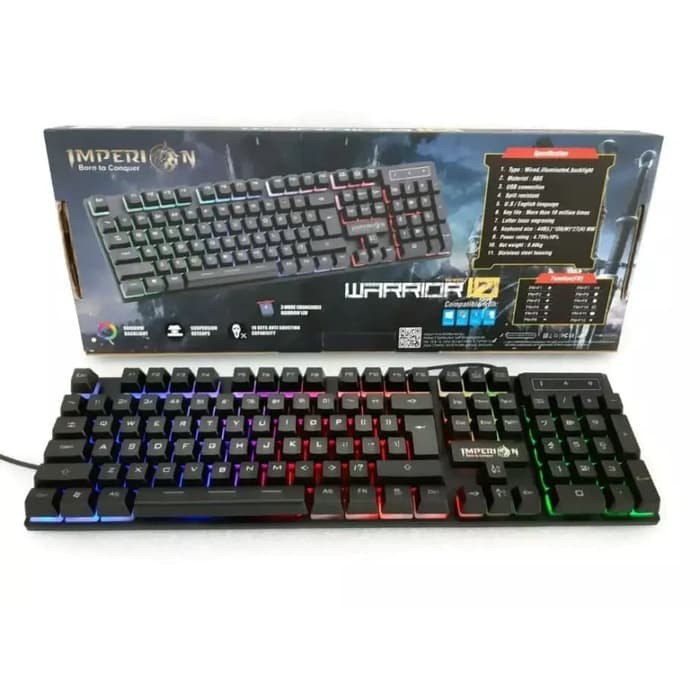 Imperion Warrior 10 KG-W10C Gaming Keyboard | Shopee Malaysia