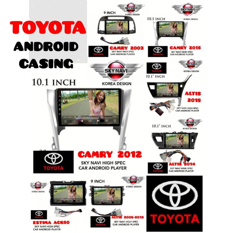 TOYOTA LAND CRUISER / PRIUS/ HARRIER ANDROID CASING | Shopee Malaysia