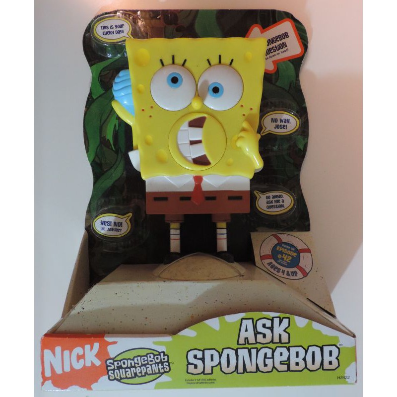 Mattel Nickelodeon - "Ask SpongeBob" SquarePants Toy | Shopee Malaysia
