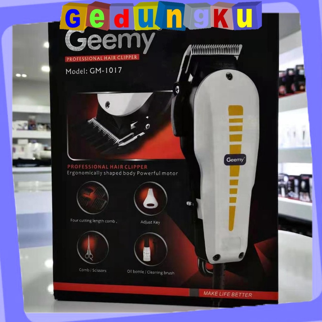 Geemy Mesin Cukur Rambut Janggut Misai | Profesional Hair Clipper ...