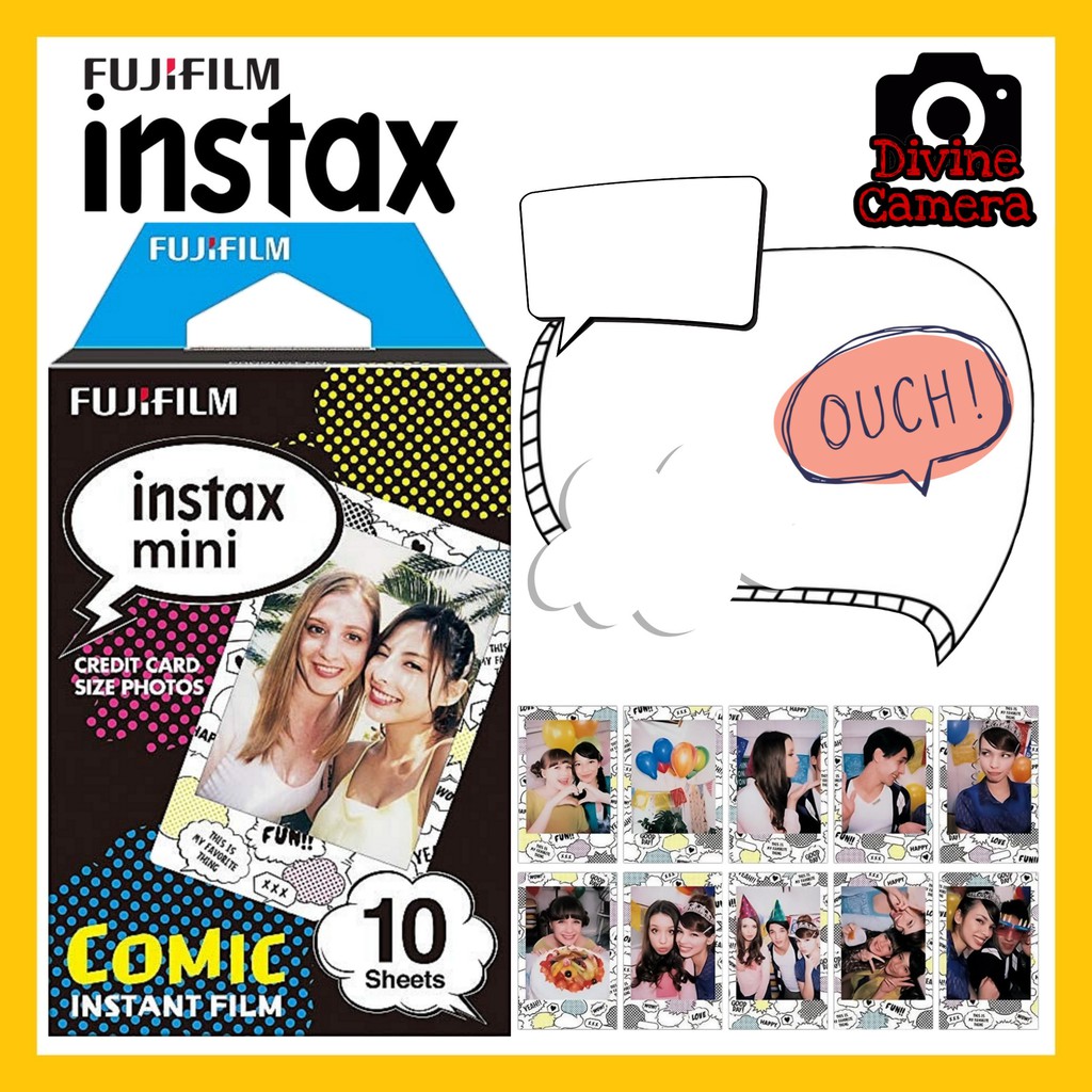 FUJIFILM INSTAX Mini Comic Instant film (10 Sheets) | Shopee Malaysia