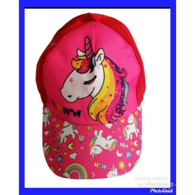Topi Unicorn 100% cotton Girl Cap (READY STOCK) | Shopee Malaysia