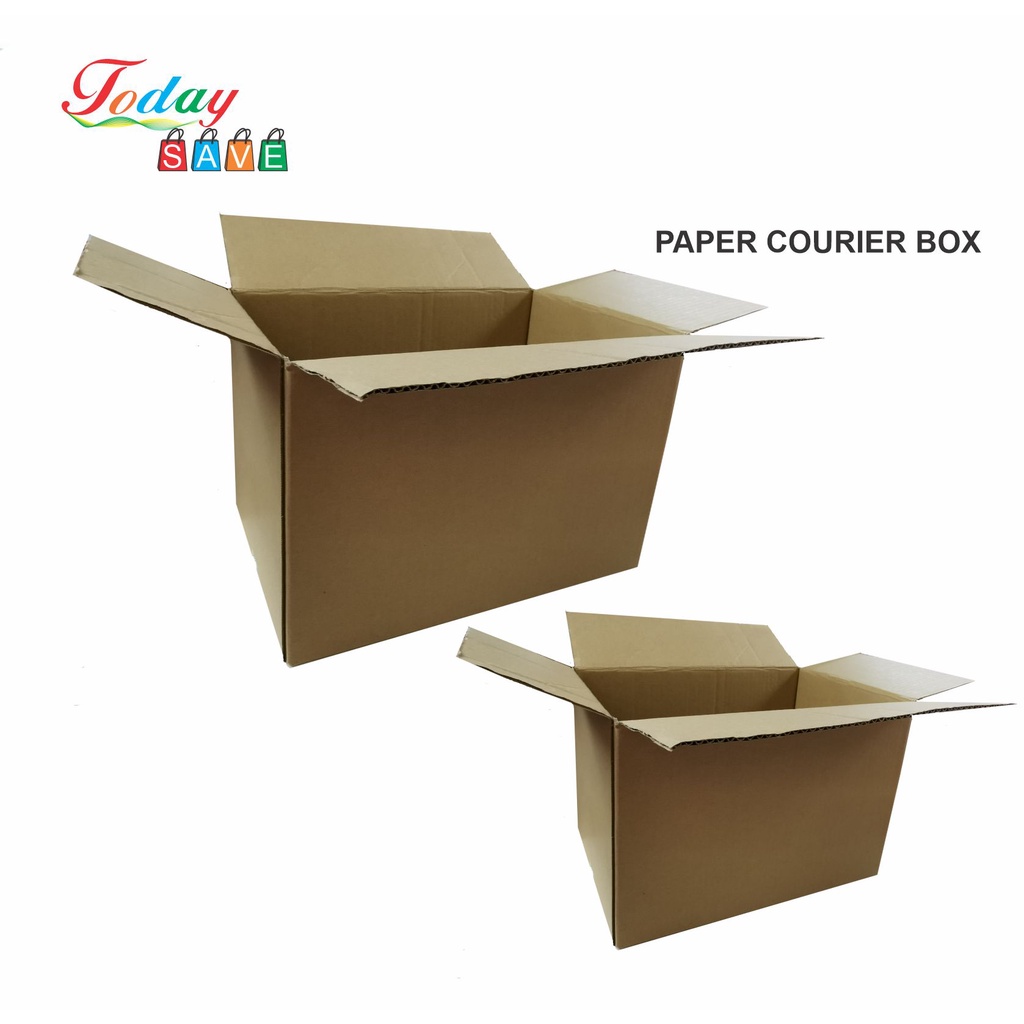 (BUY 10 FREE 2) Paper Courier Box / Kotak Kosong / Packaging Box ...
