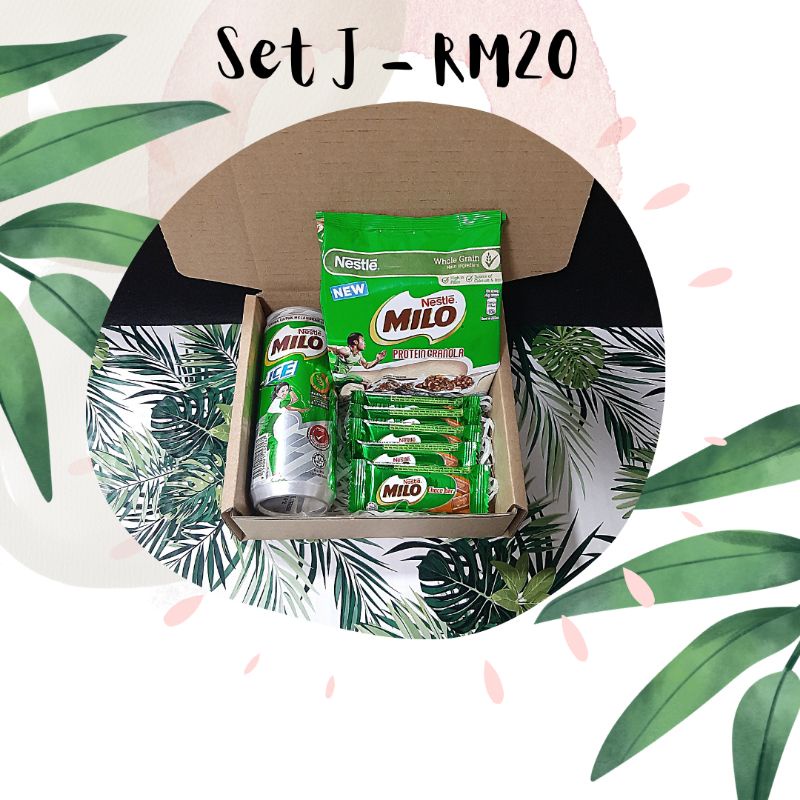 🔥 FREE STICKER GAMBAR 🔥 MILO Gift box Surprise box Chocolate Box ...