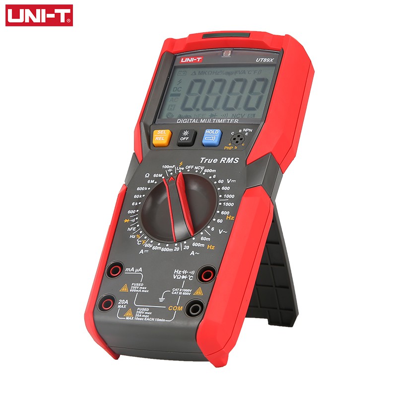 UNI-T UT89X UT89XD Digital Multimeter 1000V DC AC Voltage 20A AC DC ...