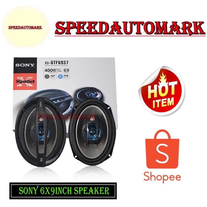 🔥Hot Item🔥 SONY XS-GTF6937 6X9 3 WAY 400W SPEAKER-(PAIR) | Shopee Malaysia