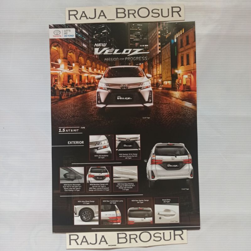 Toyota New Veloz 2020 flyer brochure Poster | Shopee Malaysia