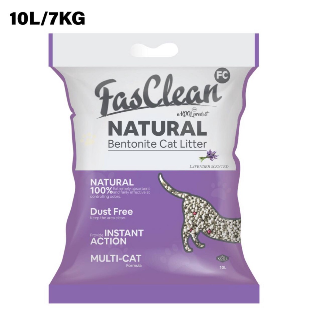 🐱 10L FAS CLEAN NATURAL BENTONITE FAS CLEAN PREMIUM BENTONITE CAT ...