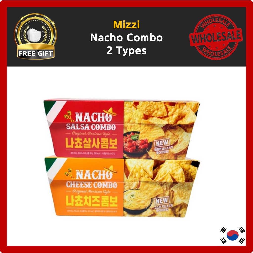 [Nacho] Nacho + Sauce Combo Pack Cheese&Salsa 93-95g / Mexican Food ...