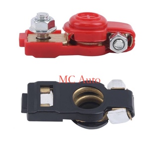 1Pair Car Battery Terminal Copper Battery Clamp Terminal Kepala Bateri ...